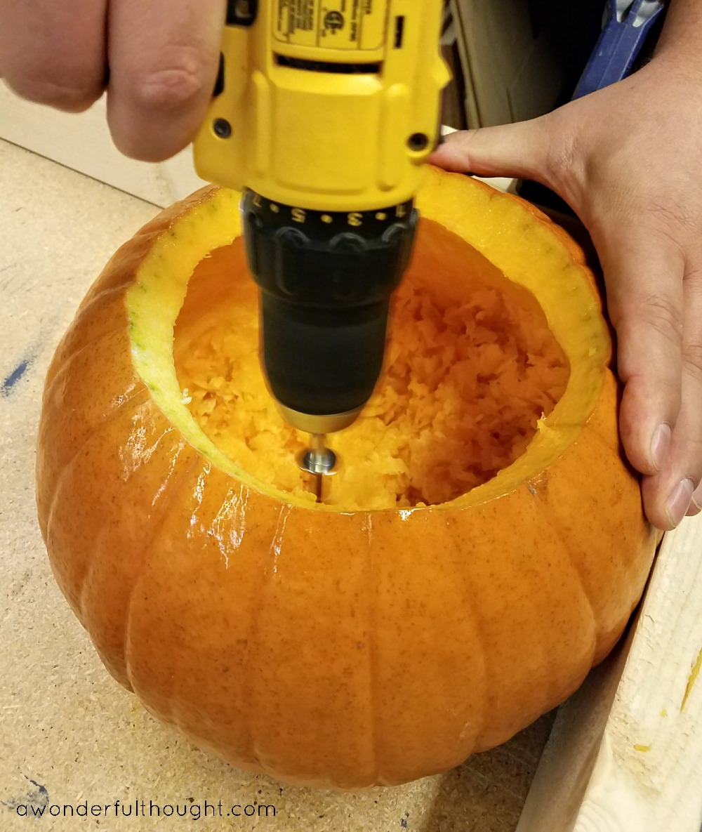 How to clean out a pumpkin in 2 minutes! - A Wonderful Thought