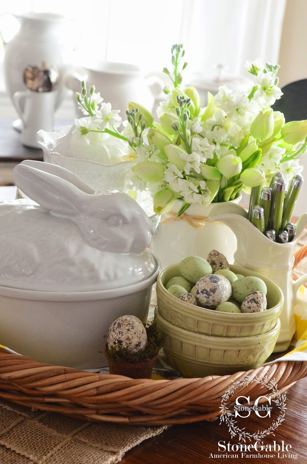 Tips for Creating an Easter Vignette - A Wonderful Thought