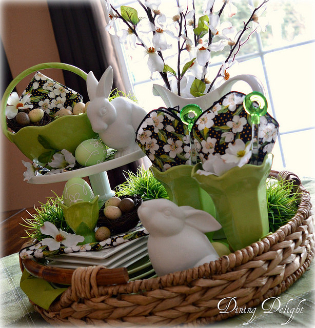 Tips for Creating an Easter Vignette - A Wonderful Thought