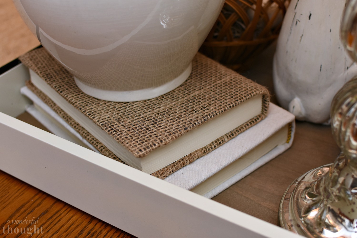 Simple Easter Vignette - A Wonderful Thought
