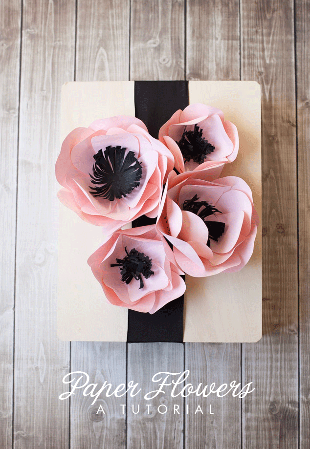 Beautiful Paper Flower Crafts - A Wonderful Thought