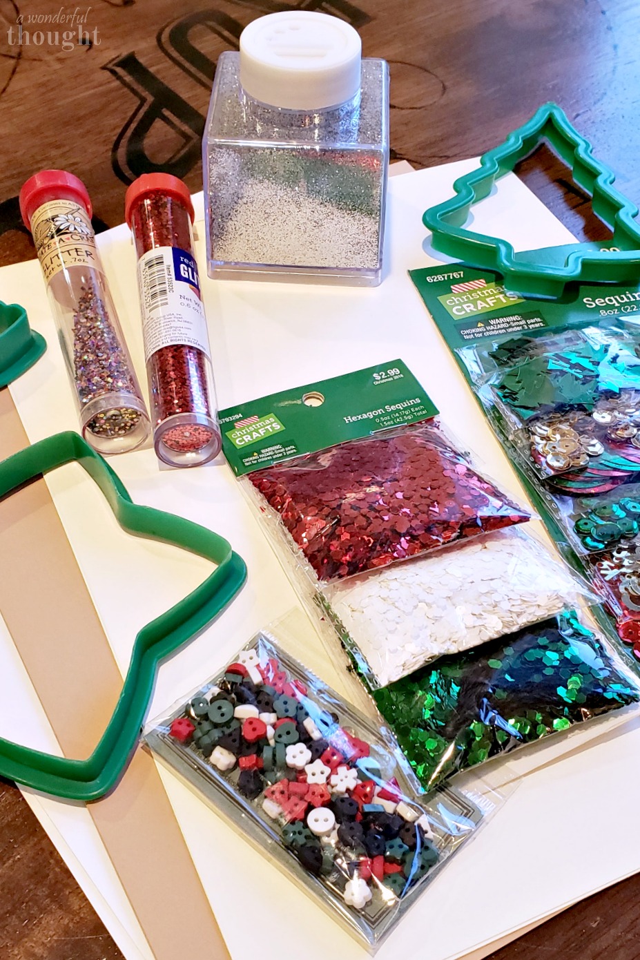 Paper Christmas Cookies - A Wonderful Thought