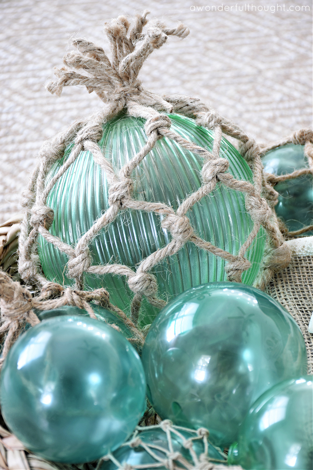 Glass Fishing Floats DIY - A Wonderful Thought
