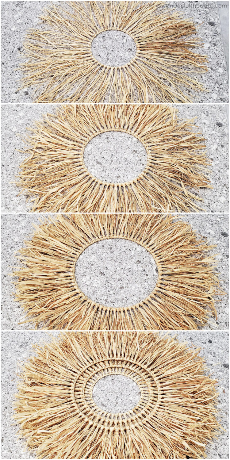 Raffia Wall Hanging DIY - A Wonderful Thought