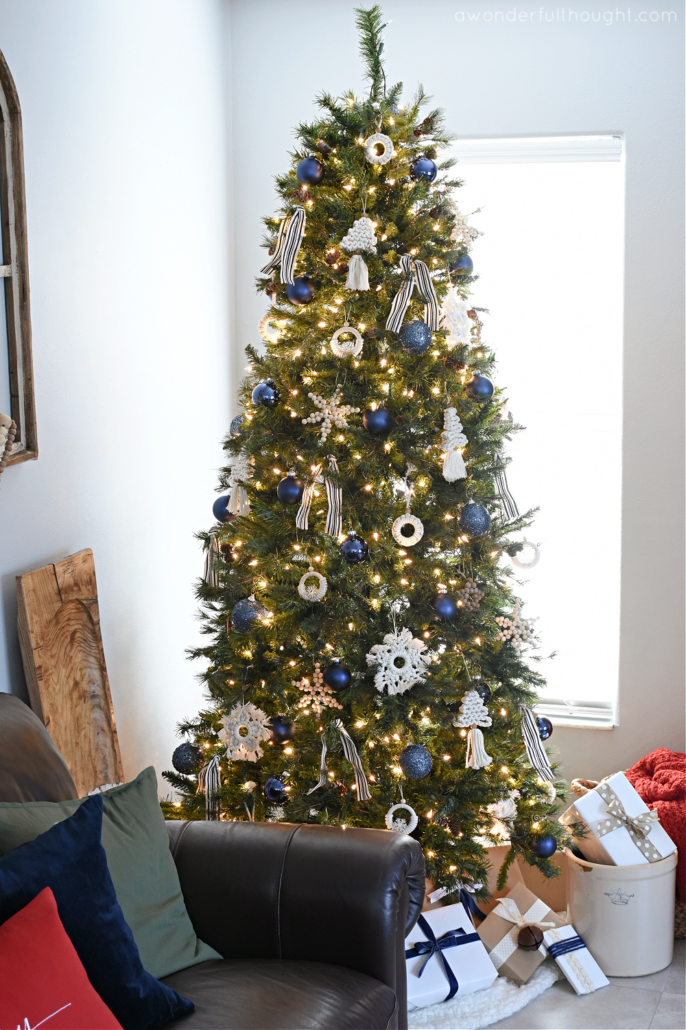 Navy Christmas Decor - A Wonderful Thought
