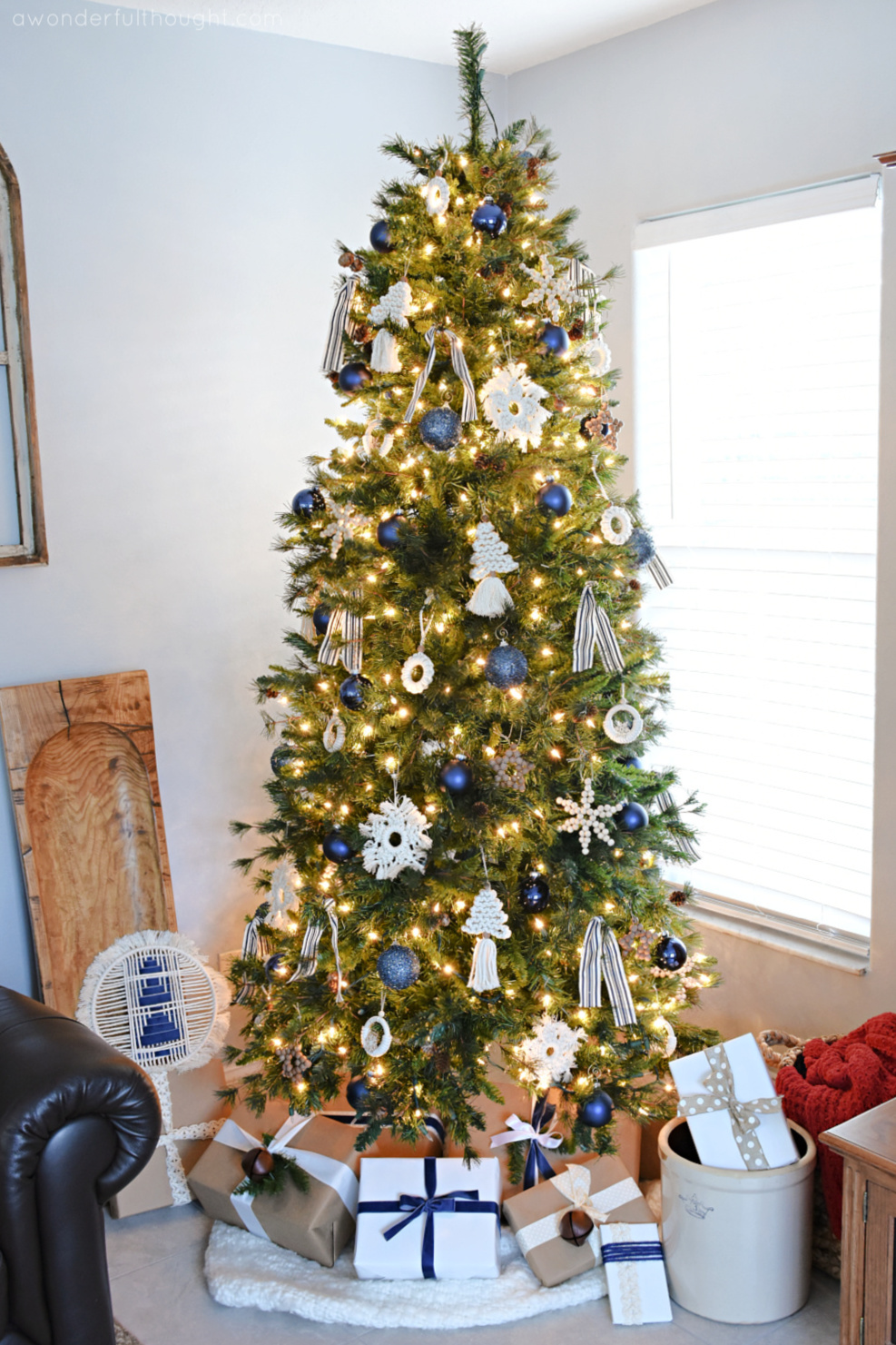 Navy Christmas Decor - A Wonderful Thought