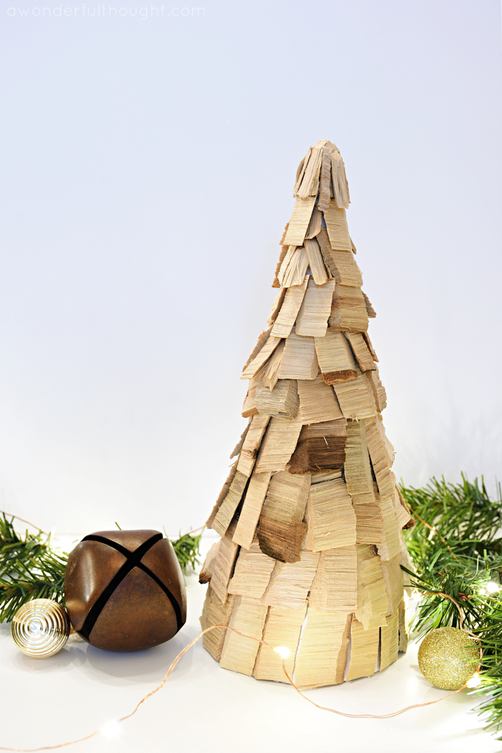 DIY Wood Christmas Trees - A Wonderful Thought