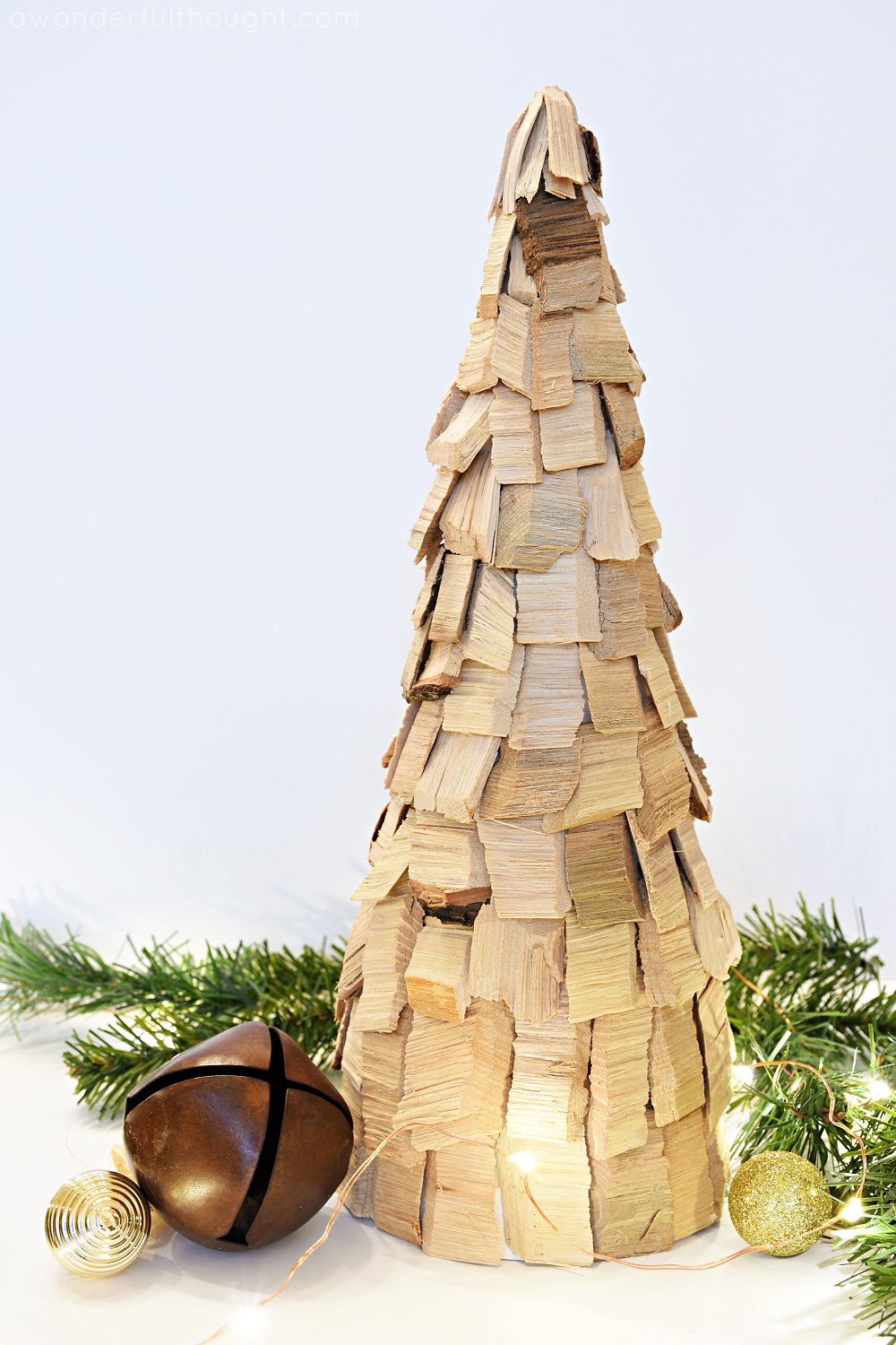 DIY Wood Christmas Trees - A Wonderful Thought