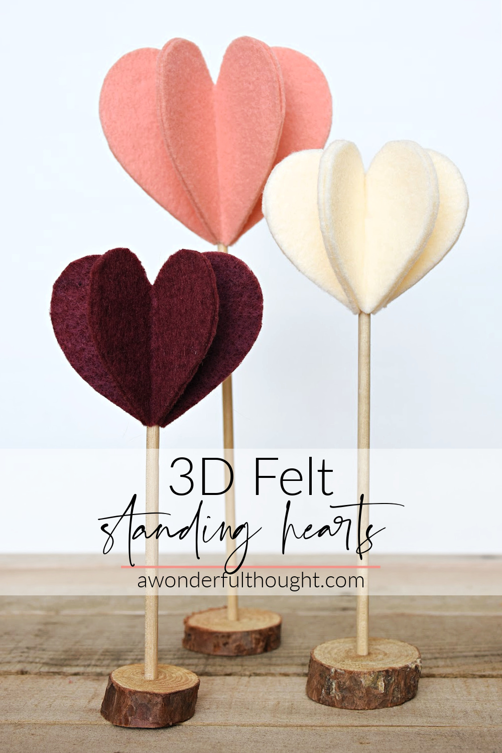 Standing hearts - A Wonderful Thought