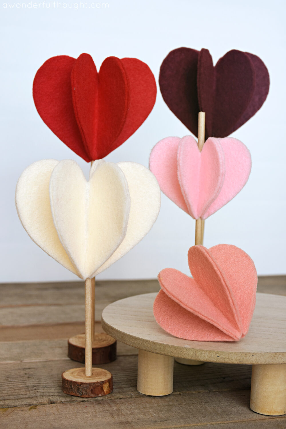 Standing hearts - A Wonderful Thought