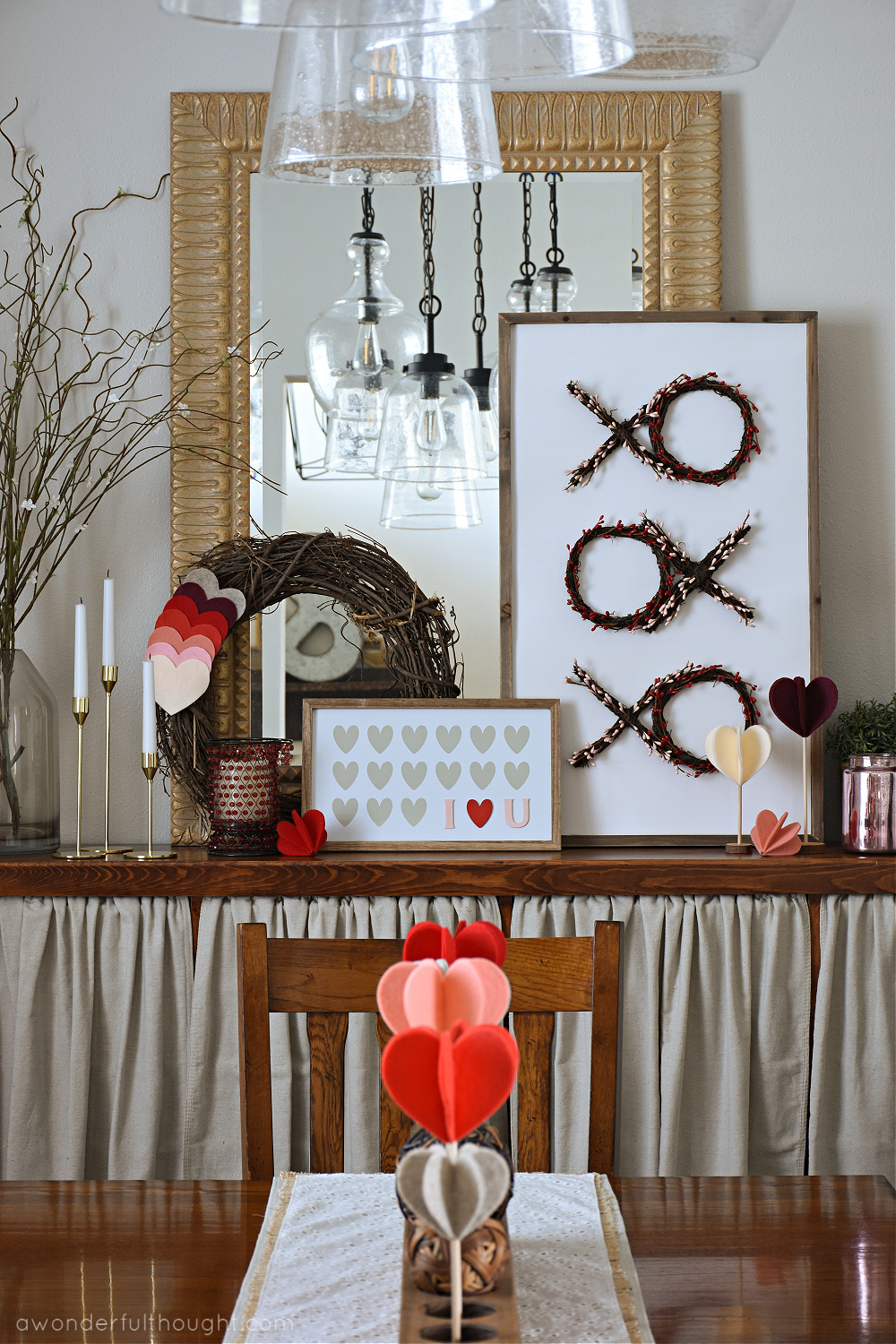 Farmhouse Valentine Decor - A Wonderful Thought