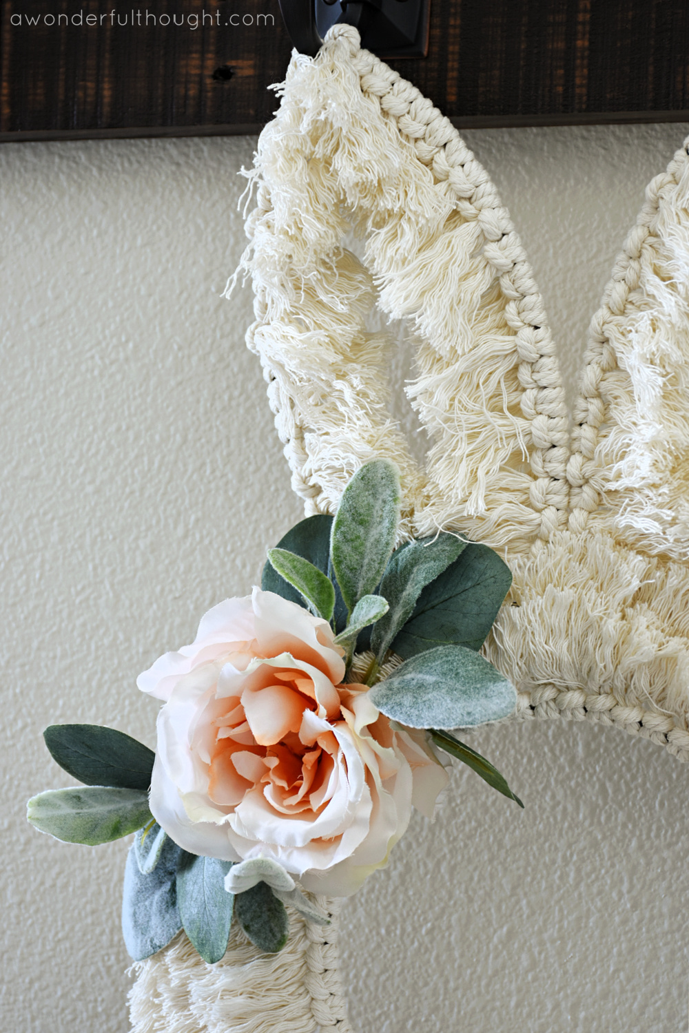 Boho Bunny Wreath - A Wonderful Thought