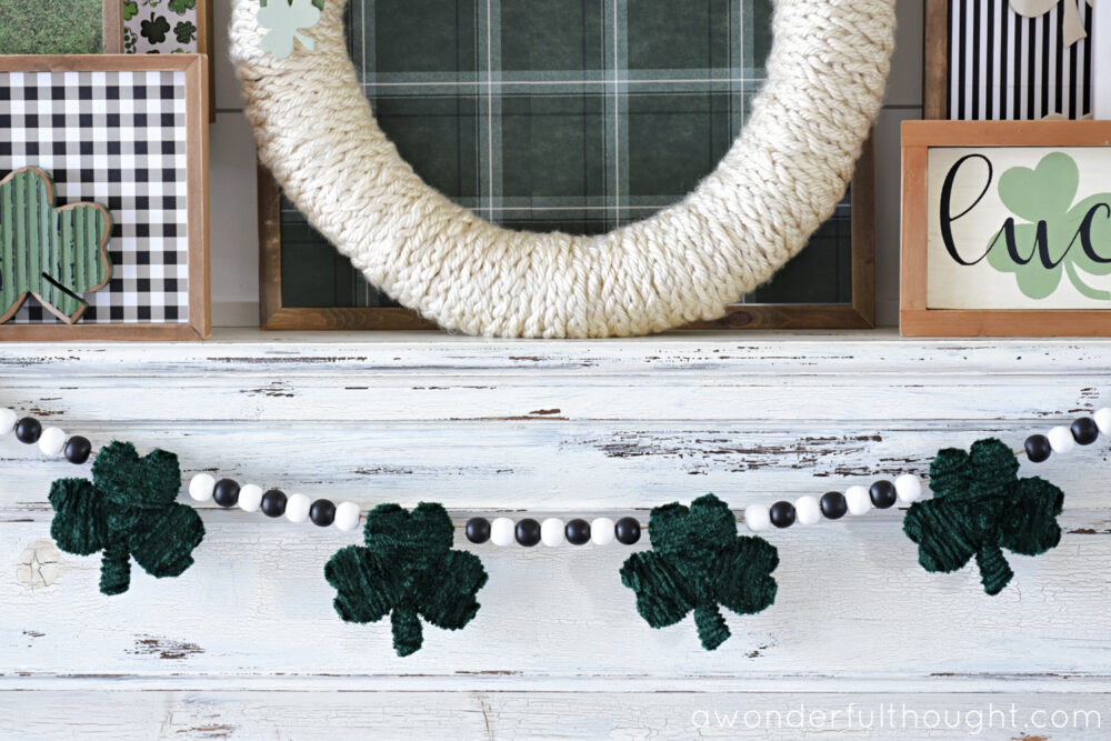 St. Patrick's Day garland - A Wonderful Thought