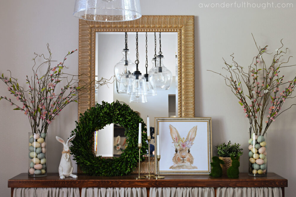 Modern Farmhouse Easter Decor - A Wonderful Thought