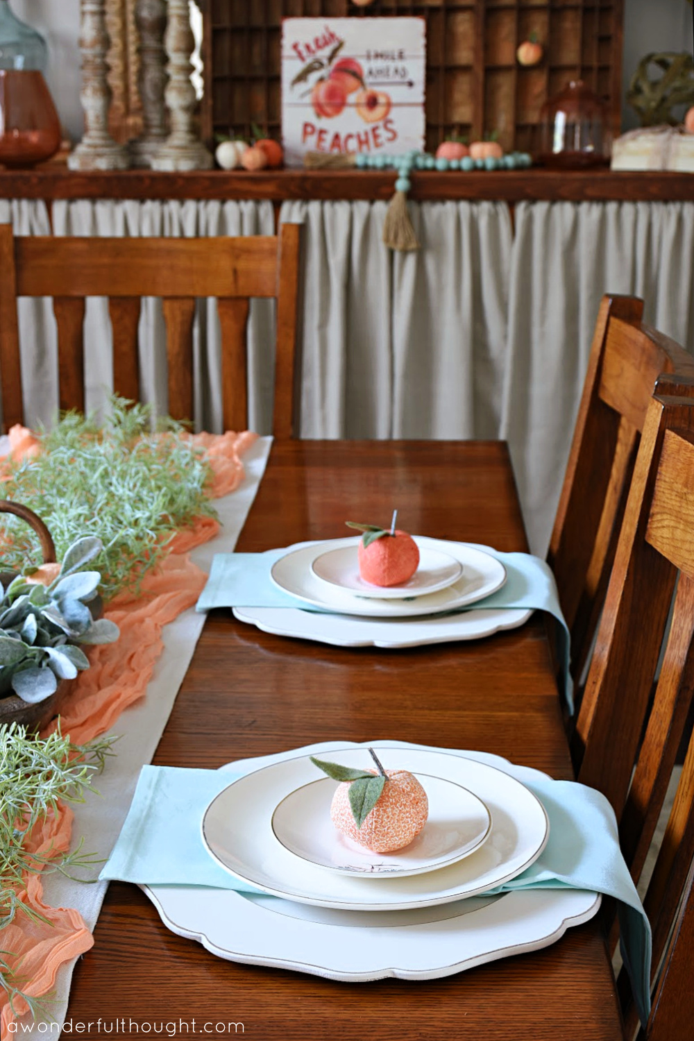 Peach Decor - A Wonderful Thought
