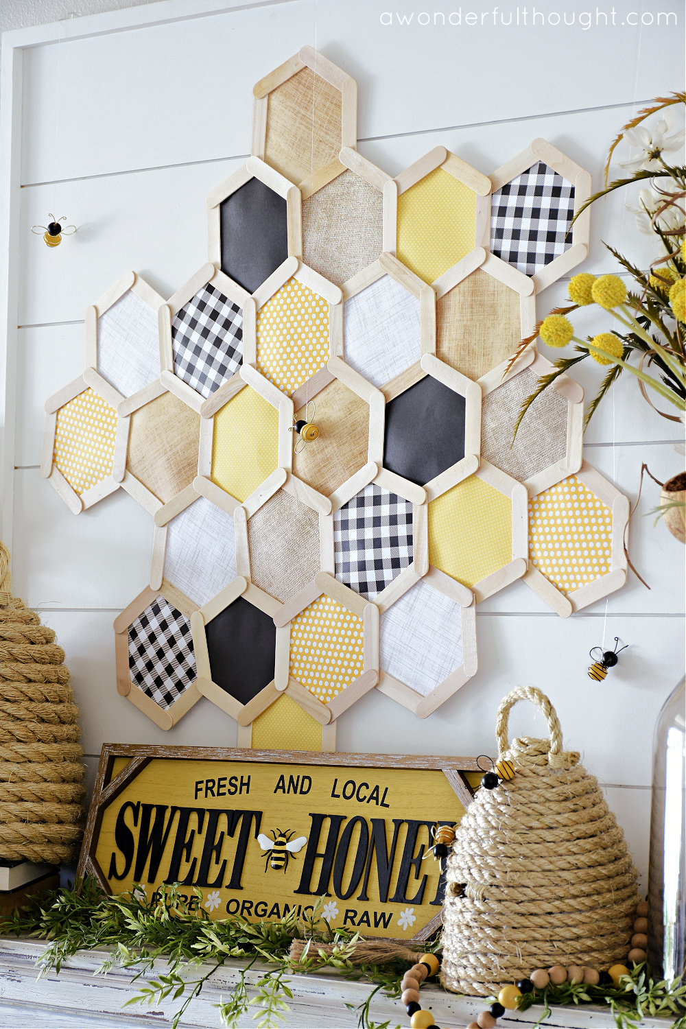 Bee Home Decor - A Wonderful Thought