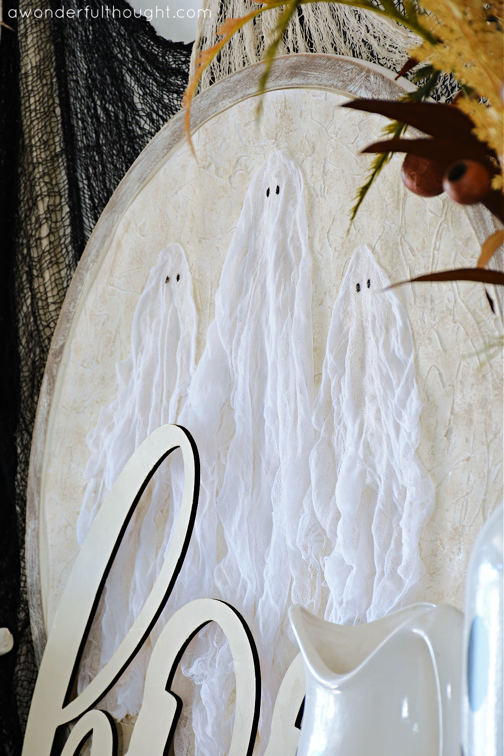 Halloween Ghost Decor - A Wonderful Thought