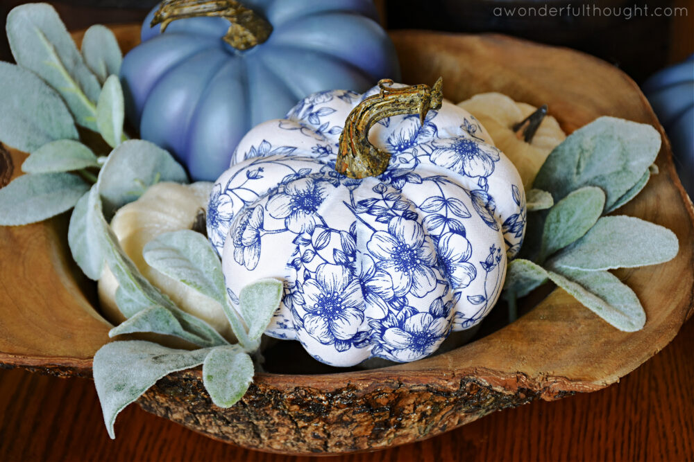 Decoupage Pumpkin - A Wonderful Thought
