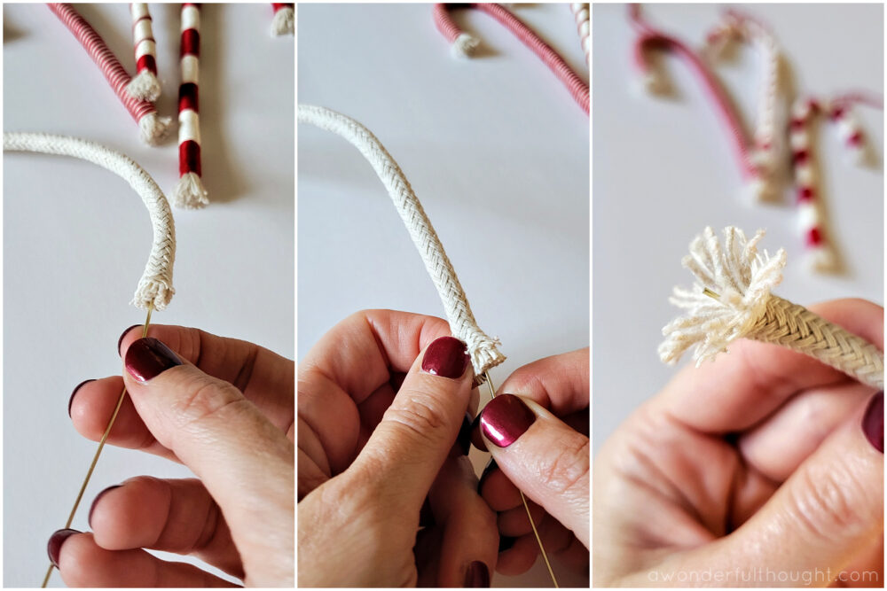 DIY Candy Cane Ornaments - A Wonderful Thought