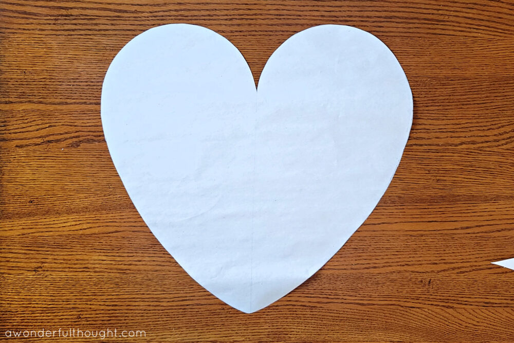 Heart shaped pillow - A Wonderful Thought