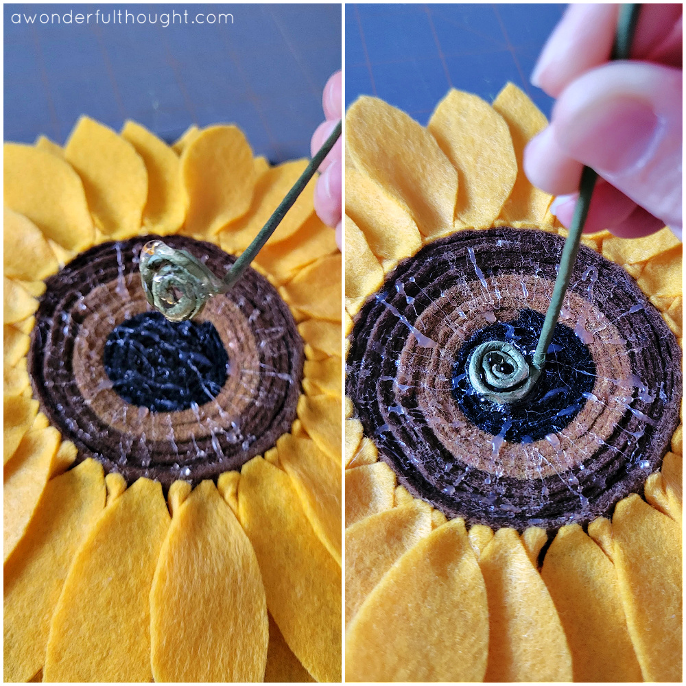 Felt Sunflower - A Wonderful Thought